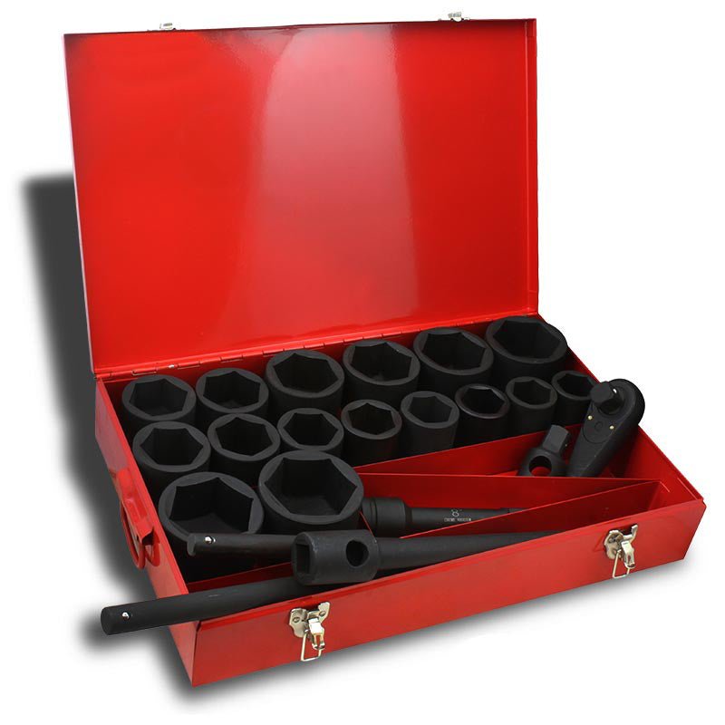 21 pc Jumbo socket set 1 inch drive Metric — ToolPlanet