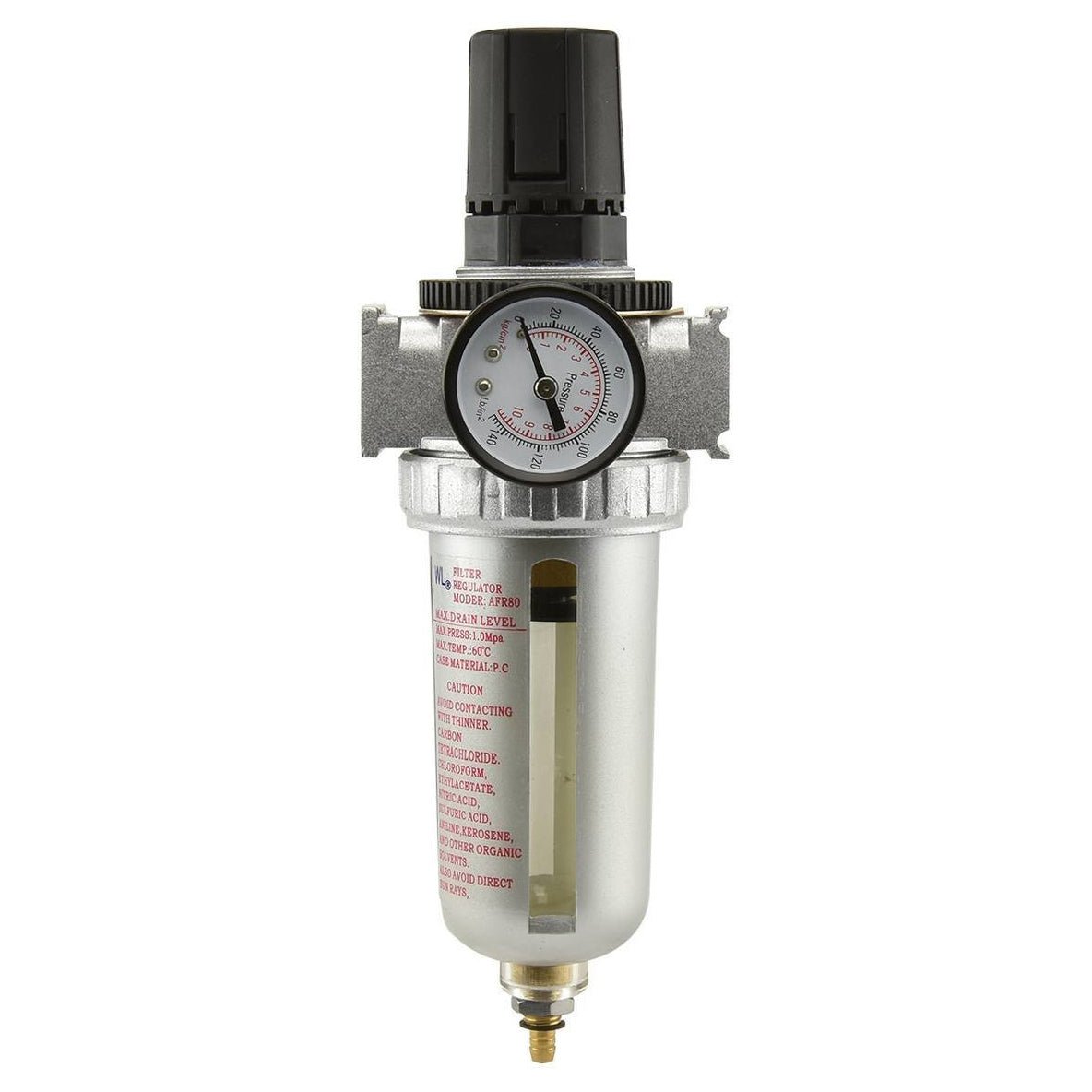 Single Unit Air Compressor Line Filter Regulator — ToolPlanet