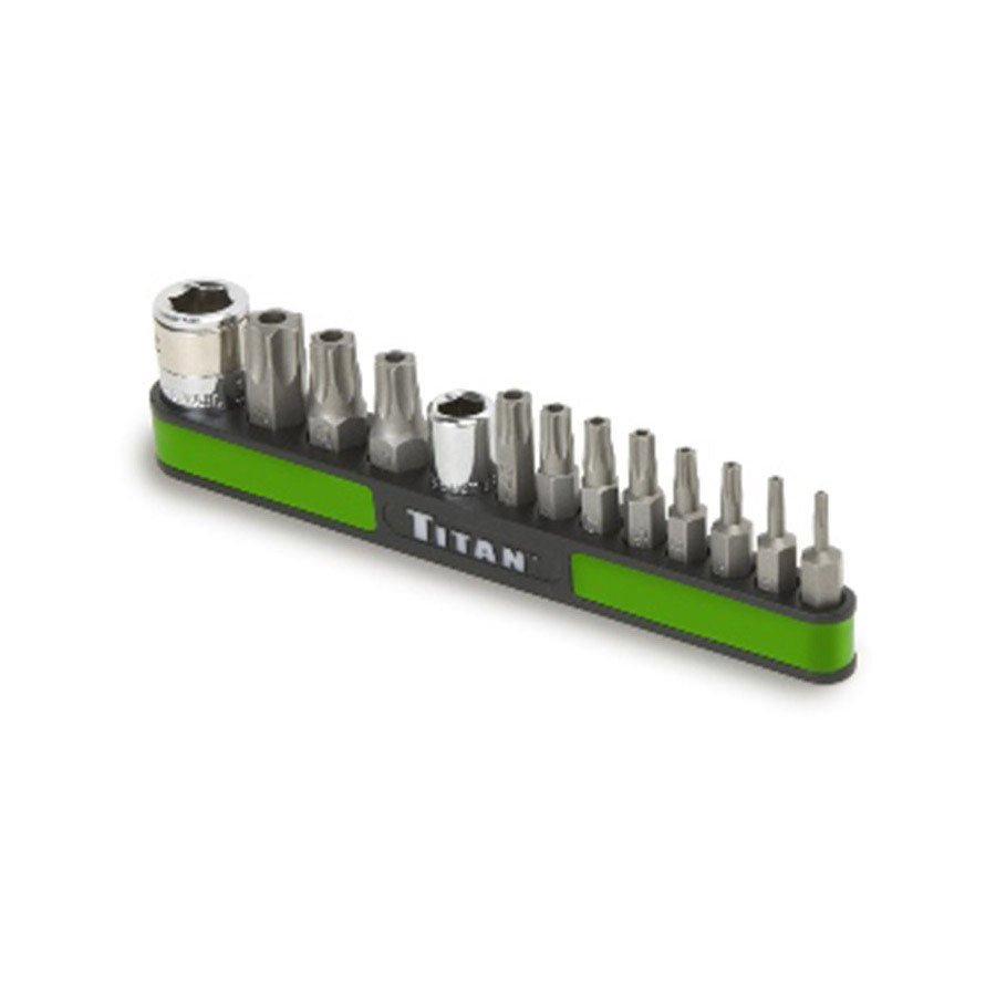 Titan 13 Pc Tamper Resistant Star Bit Set 16113 - ToolPlanet